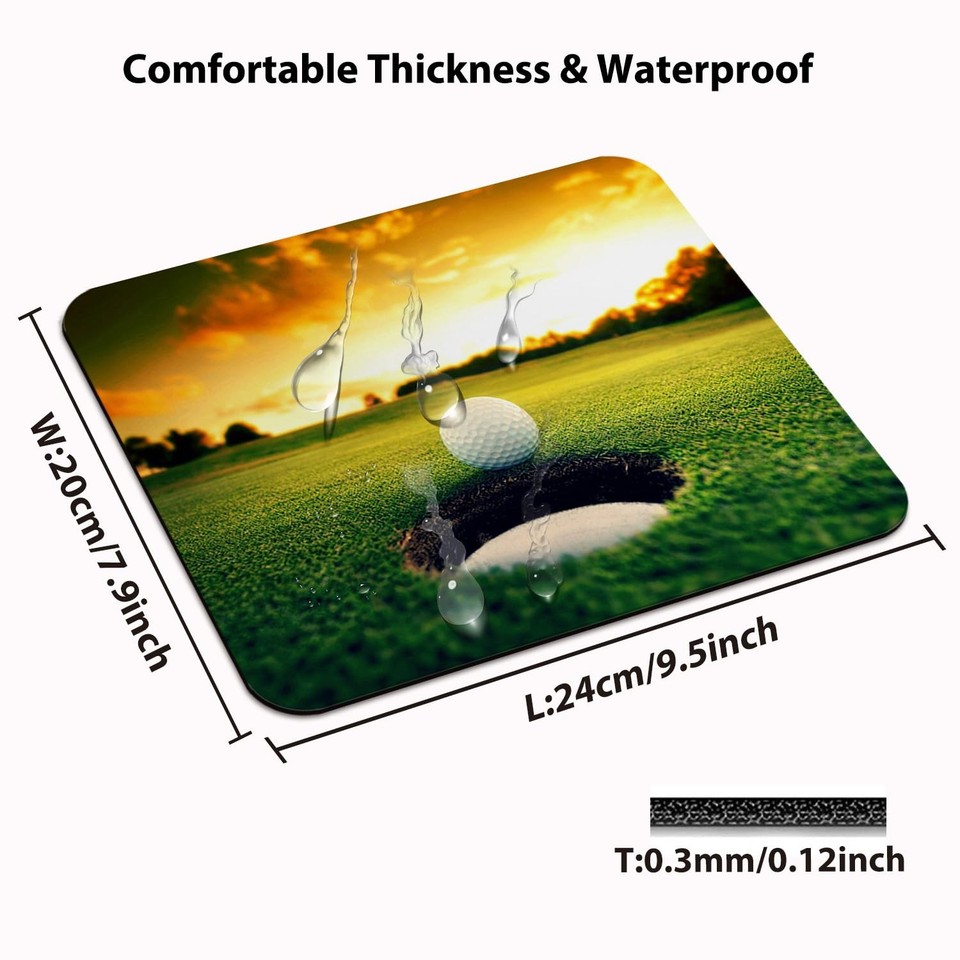 Golf Ball Near Hole Golf Field Mouse Pad | eBay
