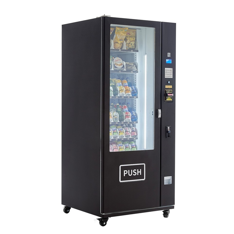 36 Slot Combo Vending Machine ICT Bill/Coin Acceptor Refrigerated ...