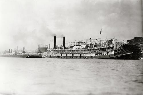 Photo:Steamboat Sprague,Vicksburg, Mississippi River,1927 | eBay