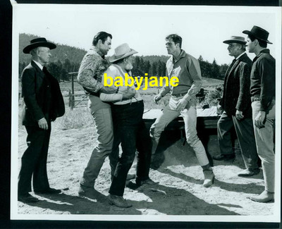 CLINT WALKER RON ELY VINTAGE 8X10 PHOTO 1966 NIGHT OF THE GRIZZLY | eBay
