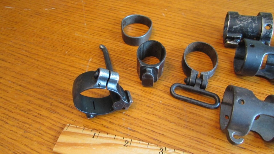 Lot of Vintage WWII Mauser Rifle Barrel bands | eBay