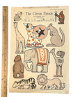 Antique Circus Parade Children's Illustration Print McCall's Magazine ...