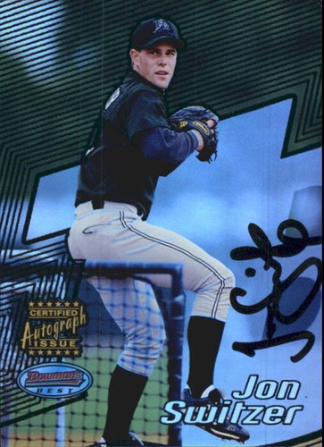 2002 Bowman's Best Blue #178 Jon Switzer Autograph Auto Rookie RC Card ...