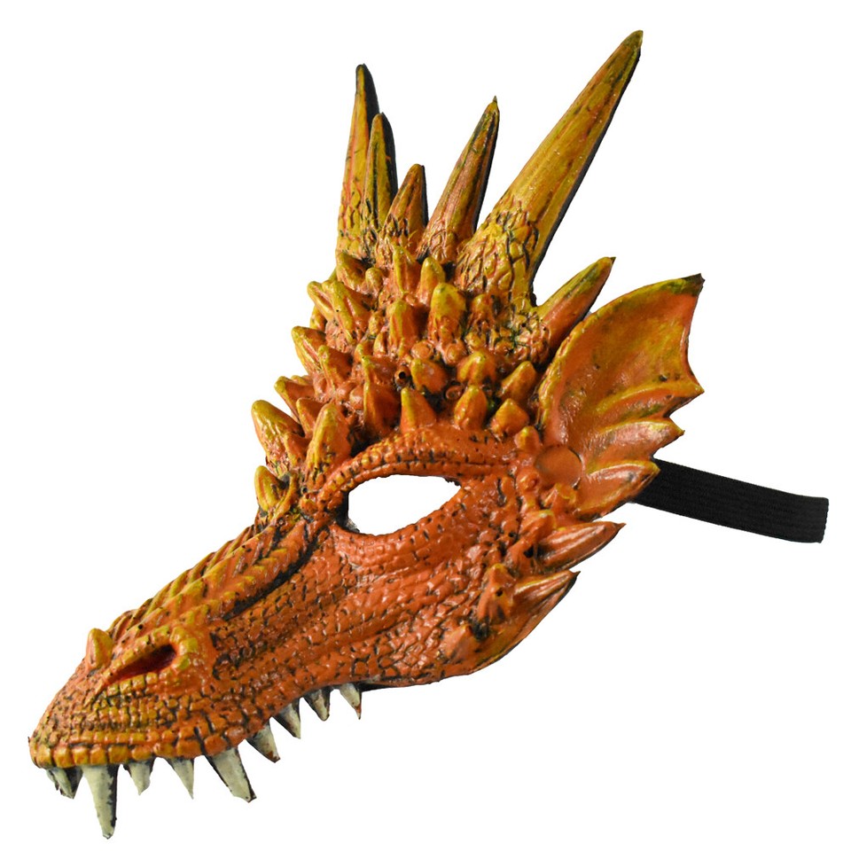 Adult Unisex 3-D Dragon Mask Foam Rubber Cosplay Costume Accessory ...