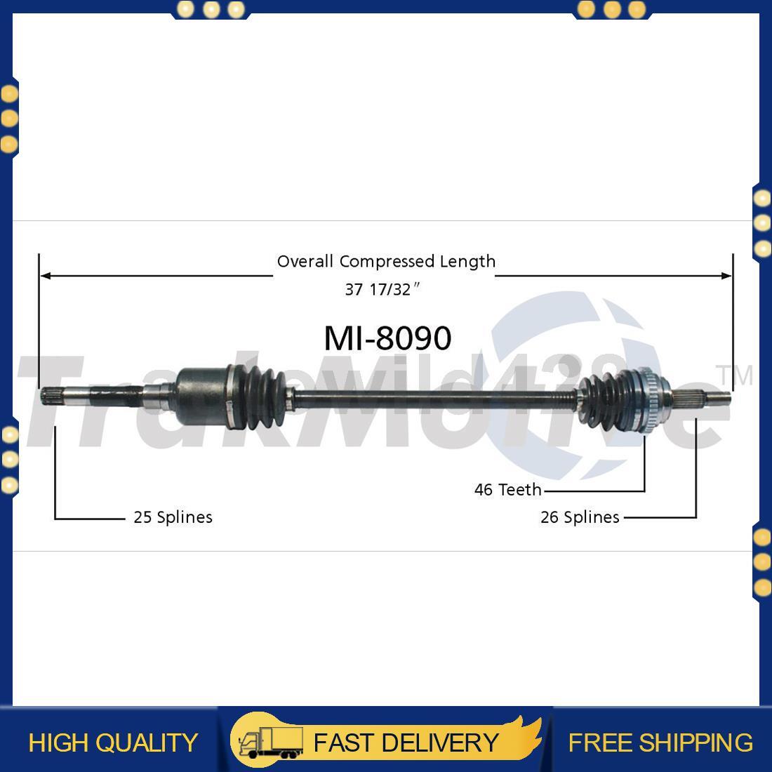 1PCS TrakMotive CV Axle Joint Shaft Front Right For Dodge Neon 2000 ...