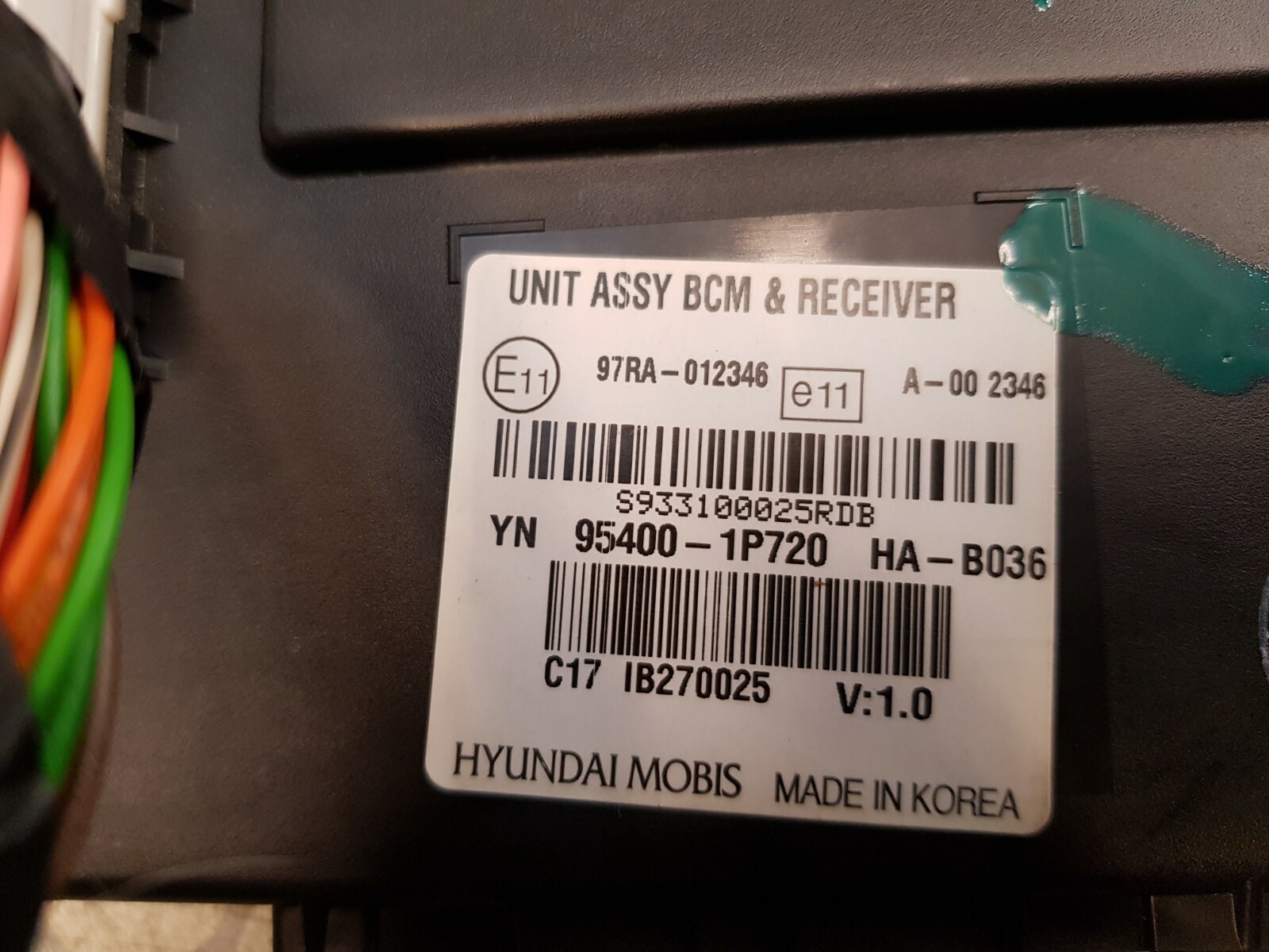 Kia Venga BCM Body Control Module Unit 95400-1P720 | eBay UK