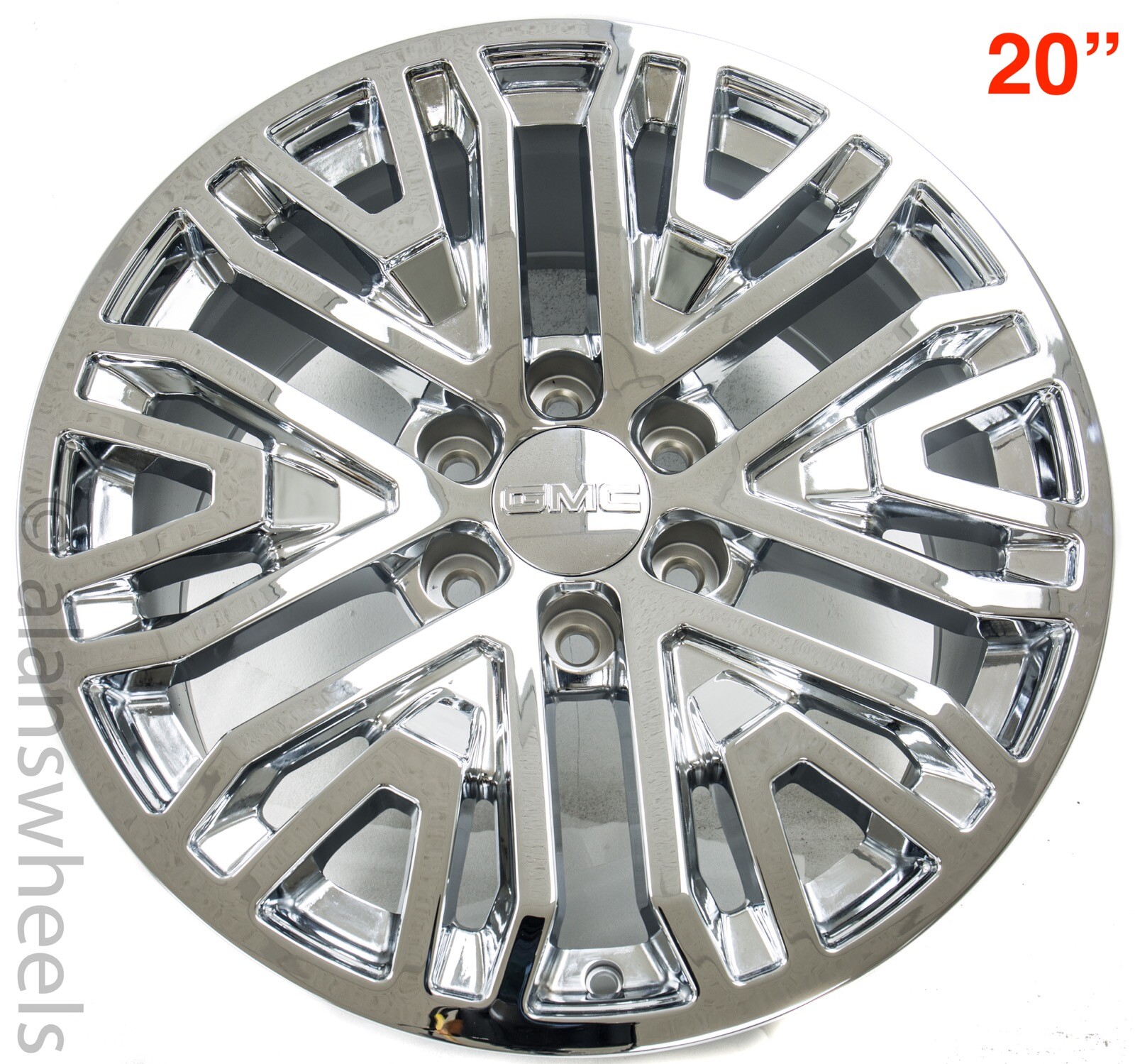 4 NEW GMC Sierra Yukon Denali Chrome 20” Replica Wheels Rims 5906 | eBay