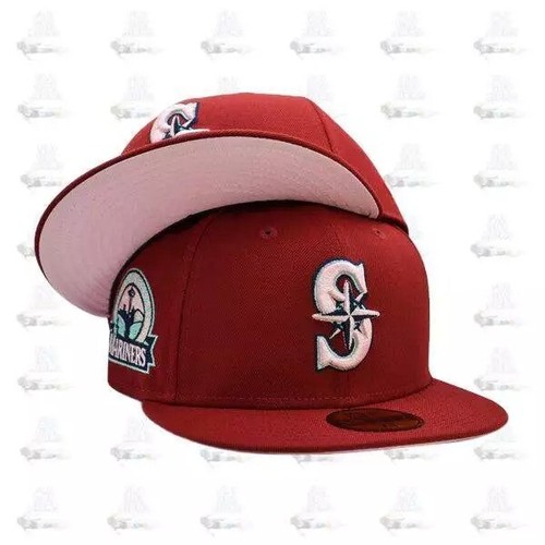 New Era Seattle Mariners 30th ANNI Red Pink UV 59Fifty 5950 Patch ...