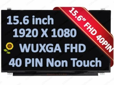 B156HAN07.1 15.6" FHD LCD LED Screen display EDP 40PIN 144HZ IPS 72 ...
