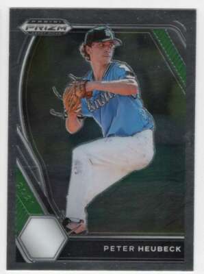 PETER HEUBECK RC 2021 Panini Prizm Draft Picks #101 ROOKIE MLB ID:33420 ...