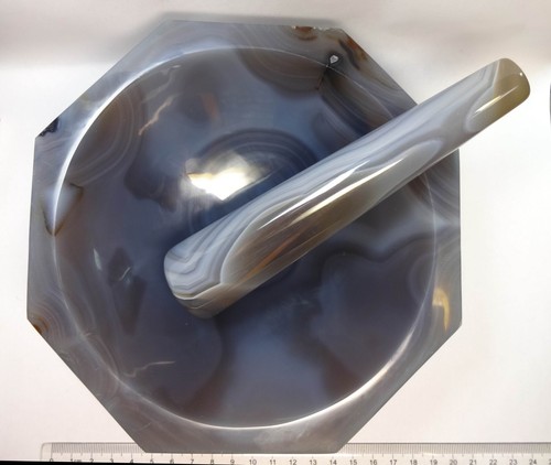 Agate Mortar and Pestle, 5.5", 5.5 inches, ID = 140 mm | eBay
