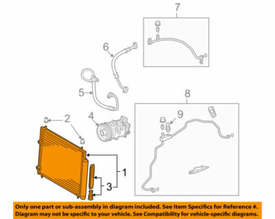 88450-12280 Toyota Condenser assy, w/receiver 8845012280, New Genuine ...