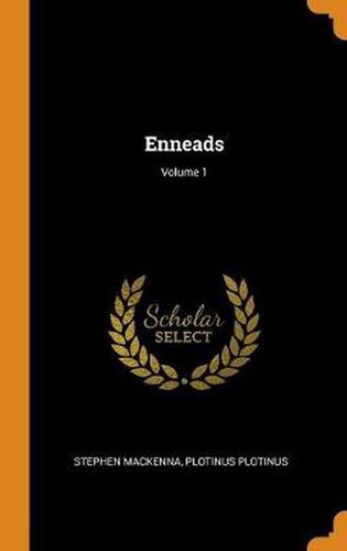 Enneads; Volume 1 by Stephen Mackenna (English) Hardcover Book ...