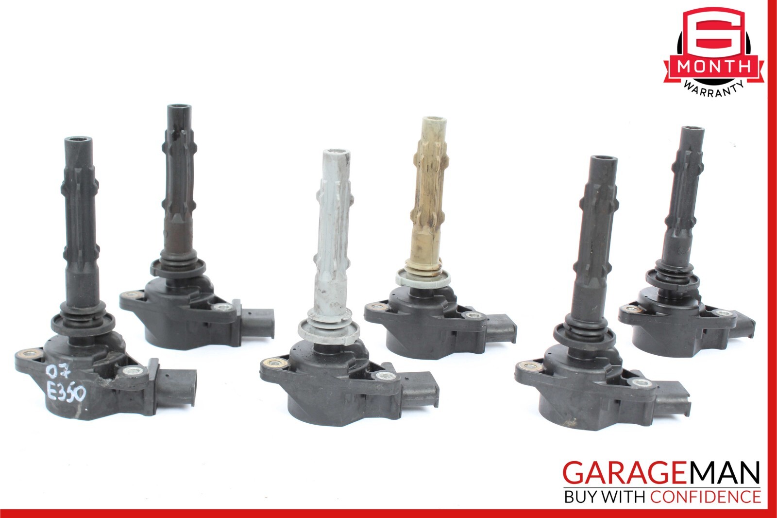 05-13 Mercedes X204 GLK350 E350 C300 M272 Ignition Coil Spark Plug Set ...