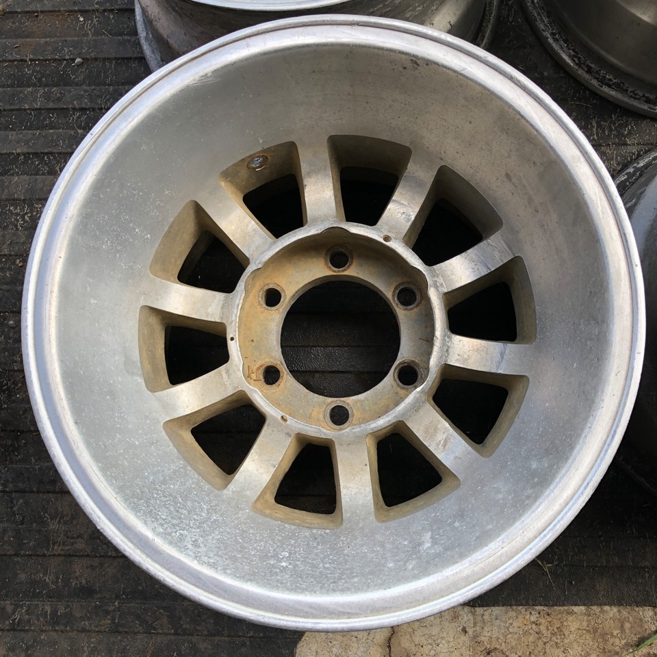 VINTAGE 15X10 WESTERN BULLET WHEELS 6X5.5 6 LUG CHEVROLET K10 4X4 ...