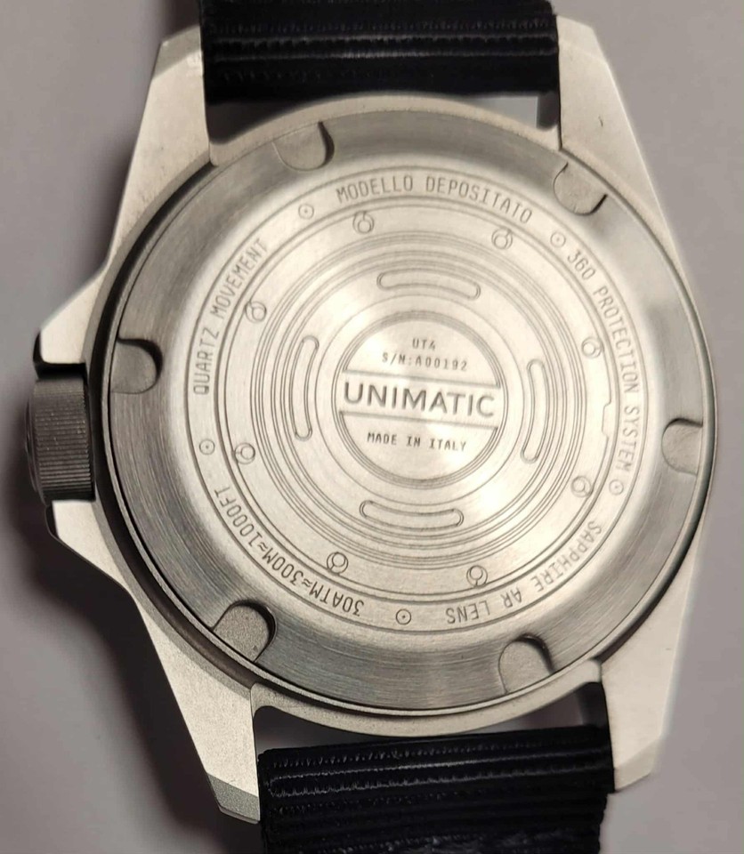 UNIMATIC Modello Depositato UT4 Quartz Watch - NEW | eBay