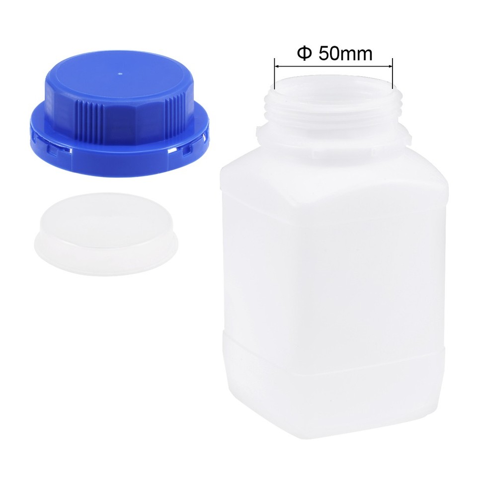 Plastic Lab Reagent Bottle 500ml Sample Sealing Liquid Storage ...