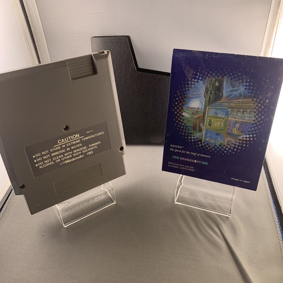 NES Solstice: The Quest for the Staff of Demnos with Manual and Sleeve ...