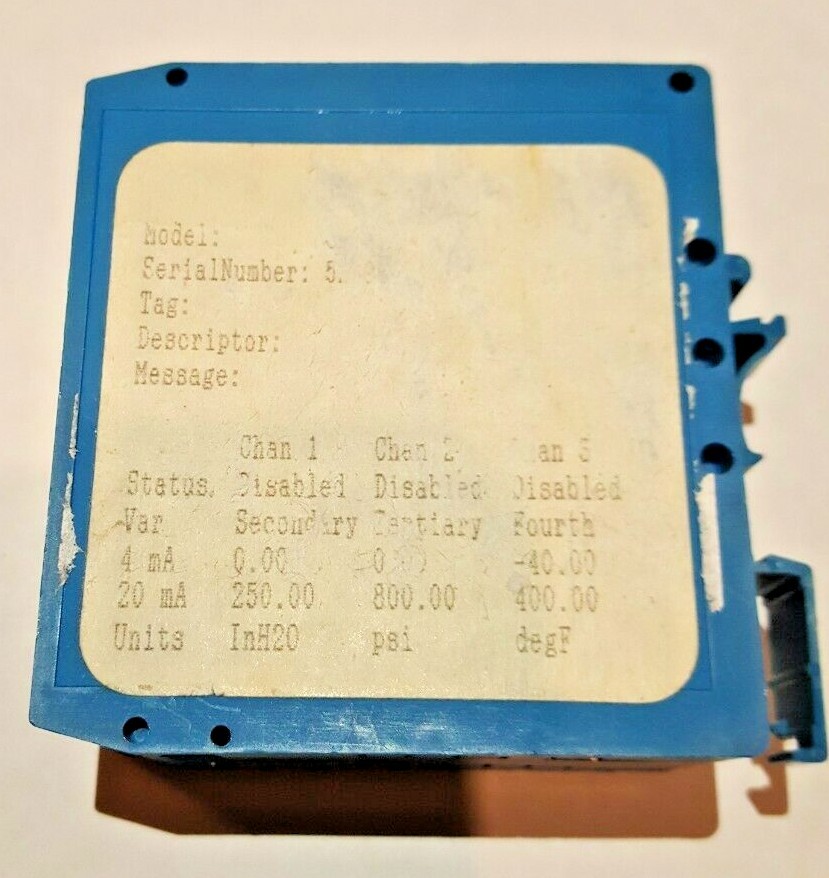 Rosemount Model 333U HART Tri-Loop HART-to-Analog Signal Converter ...