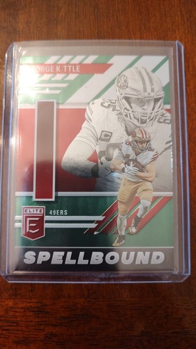 2023 Panini Donruss Elite George Kittle Green Spellbound “I” # SB-GK2 ...