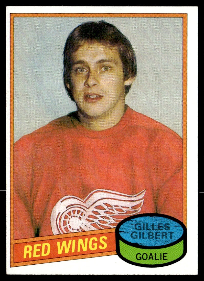 1980-81 Topps EX-NM Gilles Gilbert Detroit Red Wings #175 | eBay