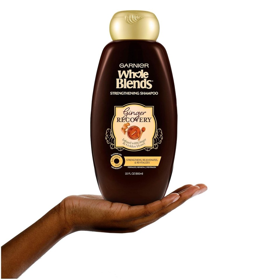 Garnier Hair Care Whole Blends Ginger Recovery Strengthening Shampoo ...