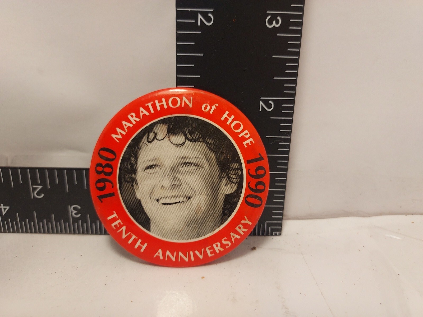 Terry Fox Marathon Of Hope Button 1980 1990 Tenth Vintage Hero Cancer ...