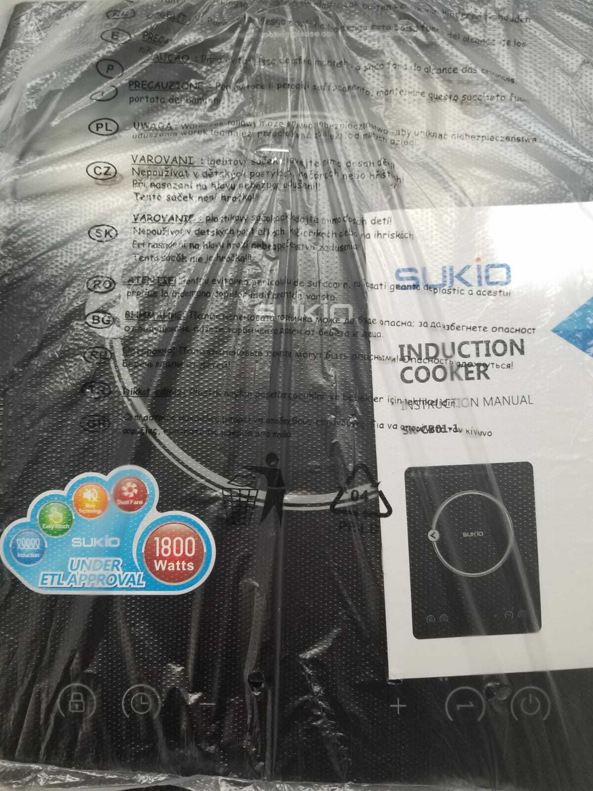 Sukio Single Induction Cooker | eBay