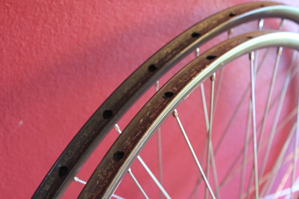 Campagnolo Record Pista Track Tubular Wheels 130mm 32/36h on Matrix ...