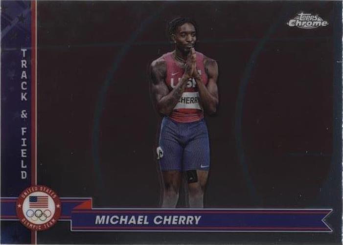 2024 Topps Chrome U.S. Olympic & Paralympic Team and Hopefuls - Michael ...