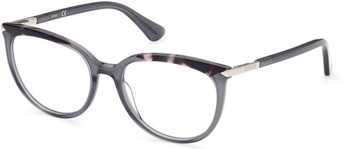 GUESS GU2881 020 Gray Plastic Cat Eye Optical Eyeglasses Frame 53-17 ...