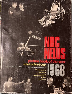 NBC News Picture Book of the Year 1968 edited by Ben Grauer Covering ...