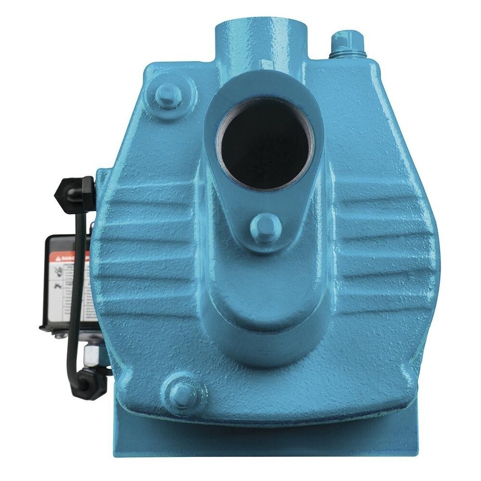 1 HP Rugged Cast Iron Shallow Well Jet Pump Dual Voltage Motor 23.2 GPM ...