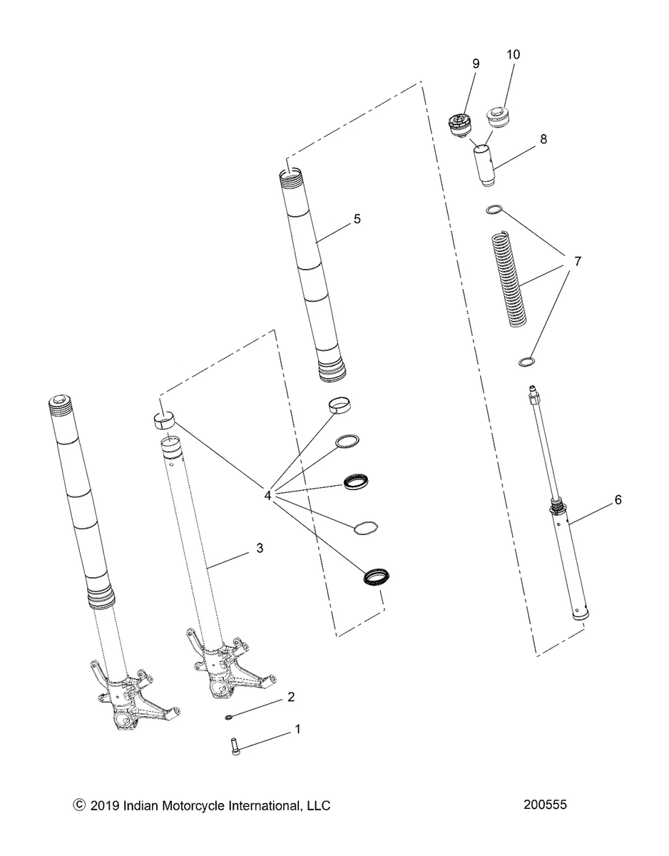 Motorcycle Parts Diagram Forks