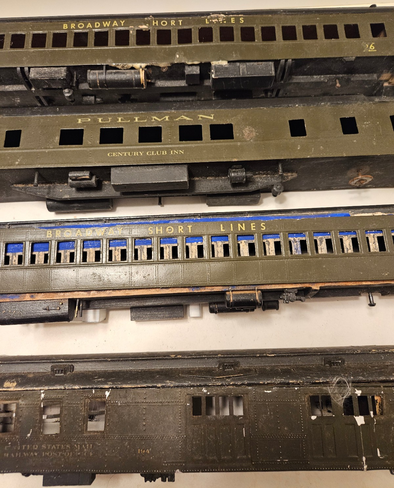 Walthers Vtg Kit Built O Scale Pullman Passenger Cars Lot of 7 - [Parts ...