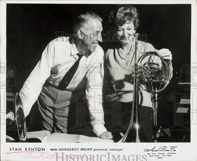1963 Press Photo Stan Kenton, traditional pop and jazz musician and ...