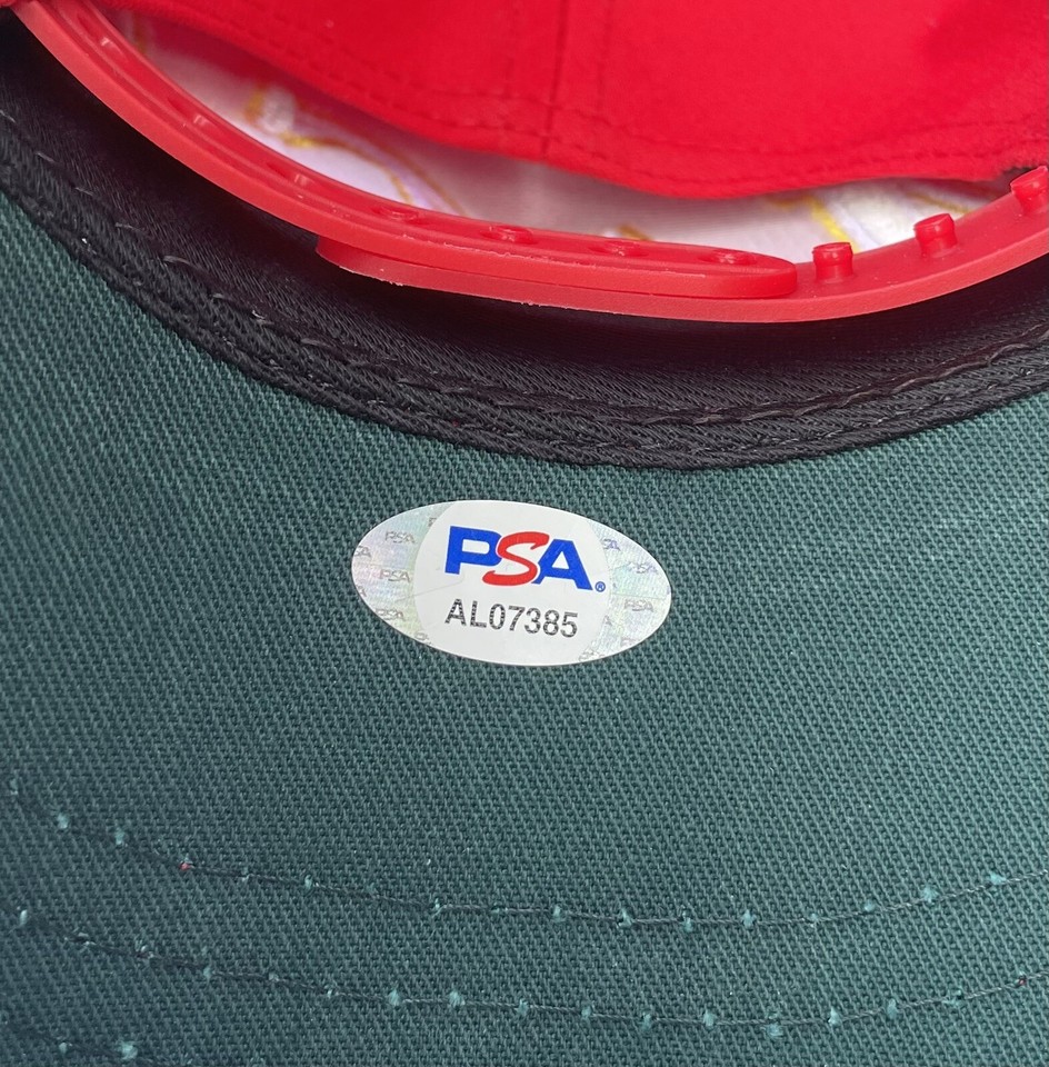 PSA/DNA President DONALD TRUMP Autographed Signed Official Red MAGA Hat ...
