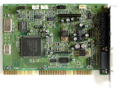 5063-9085 HEWLETT PACKARD / HP / CREATIVE LABS ISA 16 BIT SOUND CARD ...