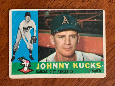 1960 Topps Baseball #177 - Johnny Kucks, K. C. Athletics - VG | eBay