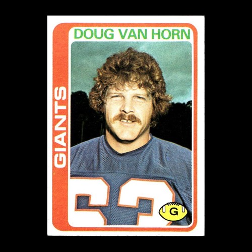 Doug Van Horn 1978 Topps New York Giants #372 R309C 1 | eBay