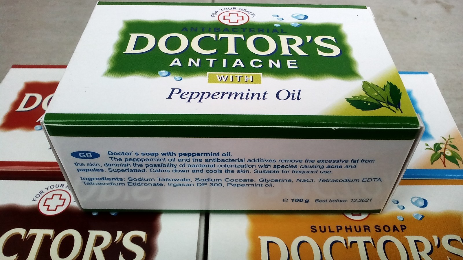 2x100gr DOCTOR'S UNISEX SOAPS ANTIACNE ANTIECZEMA ANTIINFECTION ...