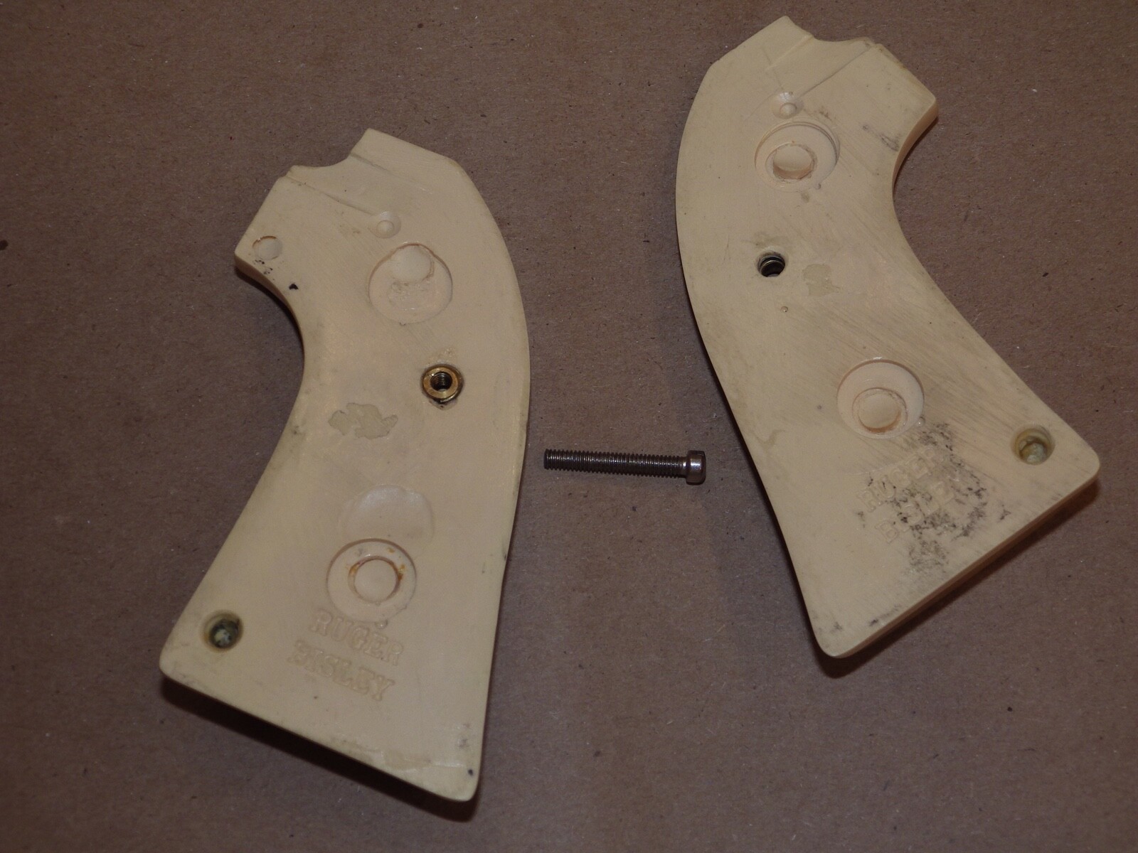 Ruger Bisley Revolver Grips, POLY Grips, with screw, Nice used Grips, # ...