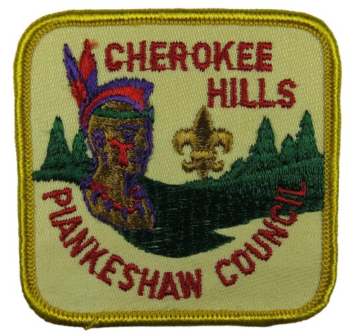 Piankeshaw Council IL Cherokee Hills Patch YEL Bdr (WY475) | eBay