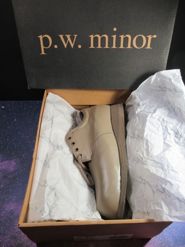 Retired New in Box P.W. Minor Women's Size 10 W Taupe Diabetic Lace USA ...