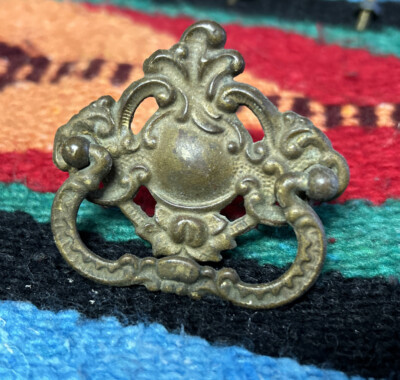 Antique Singer Treadle Sewing Machine Drawer Pull Brass | eBay