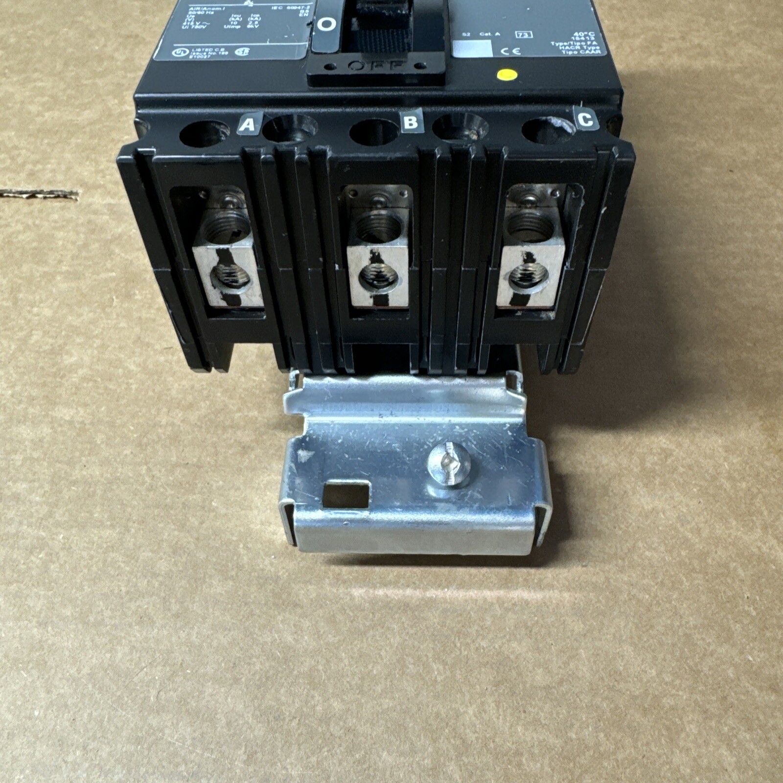 Square D FA34060 3 Pole 60 Amp 480V Circuit Breaker for sale online | eBay