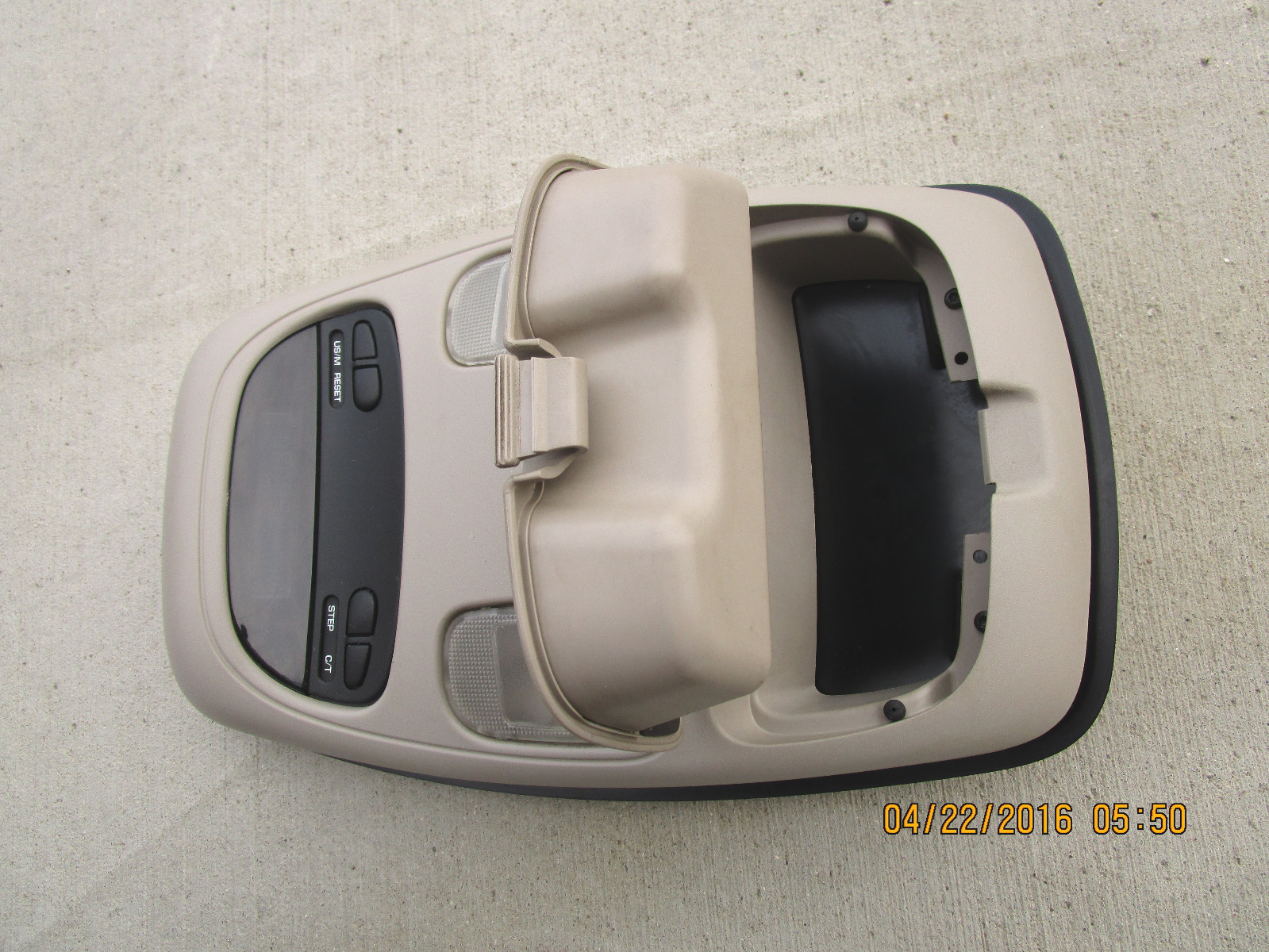 03 - 08 DODGE RAM 1500 OVERHEAD CONSOLE TEMPERATURE COMPASS DISPLAY ...