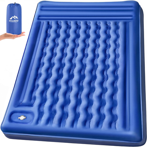 Double Sleeping Pad Camping, Self Inflating 6'' Extra-Thick 2 Person ...