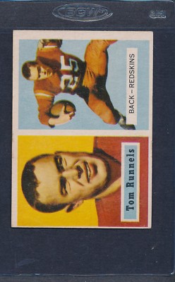 1957 Topps #110 Tom Runnels Redskins EX *1079 | eBay