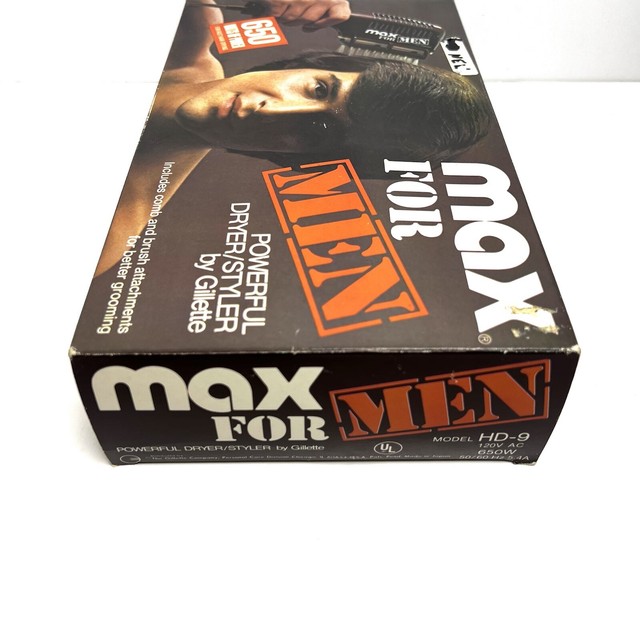 Vintage Supermax by Gillette Blow Dryer Orange 70s for sale online | eBay